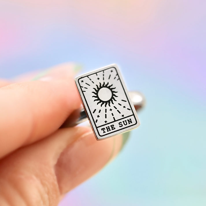 The Sun Tarot Card Ring – Shipping Department